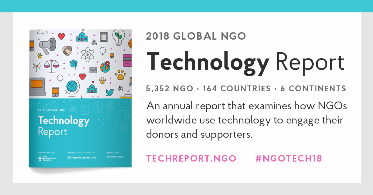 How do NGOs use technology - New report out!