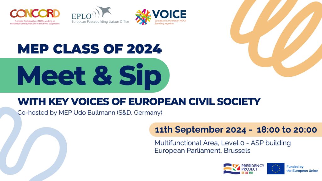 Meet & Sip with key voices of European civil society - CONCORD